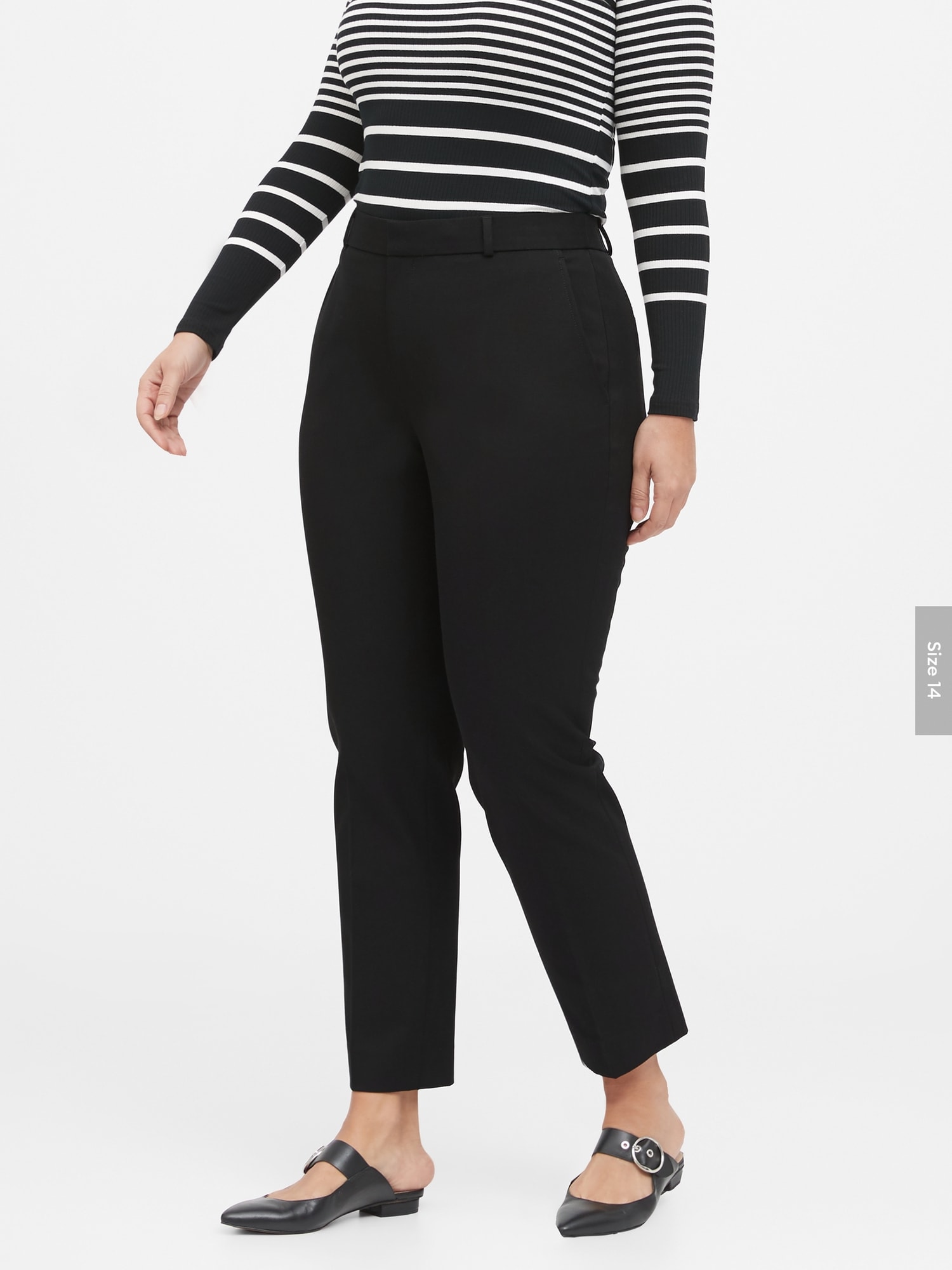 Ryan Slim Straight-Fit Washable Bi-Stretch Pant | Banana Republic