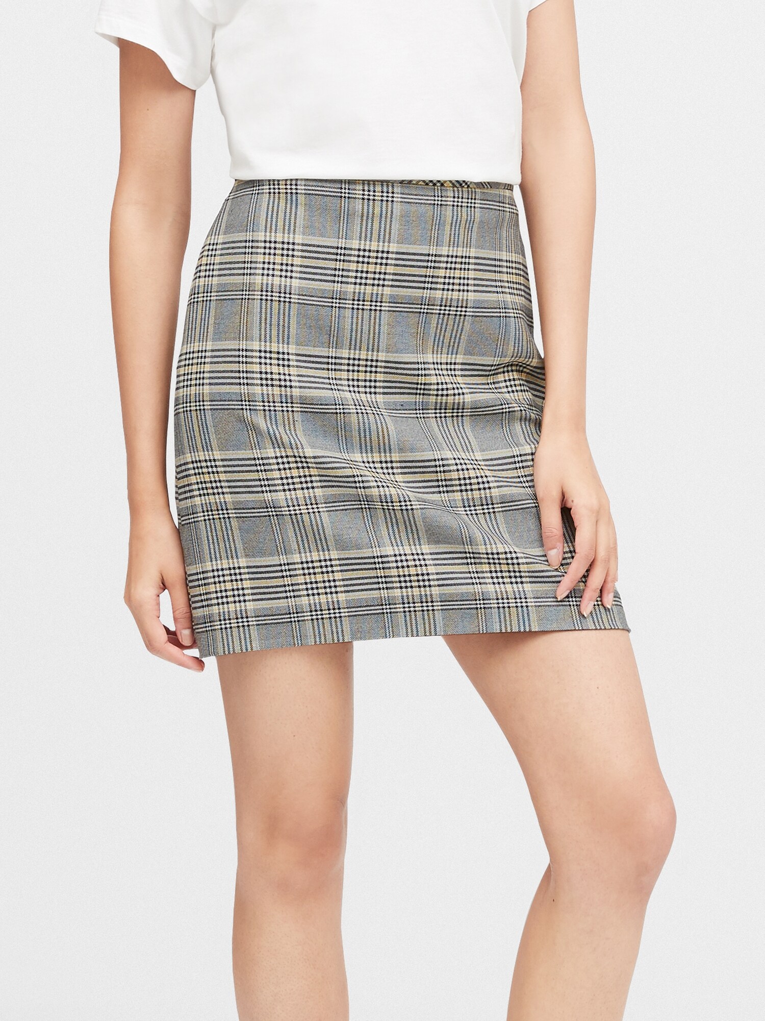 Petite Plaid Mini Skirt | Banana Republic
