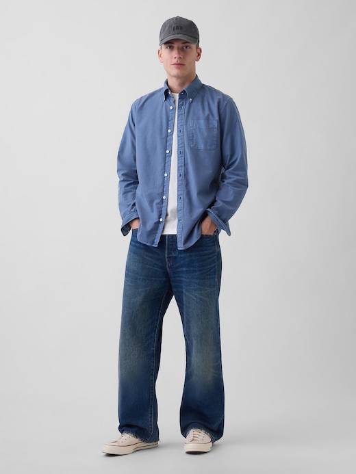 Men Button-Down Oxford Shirts | Gap